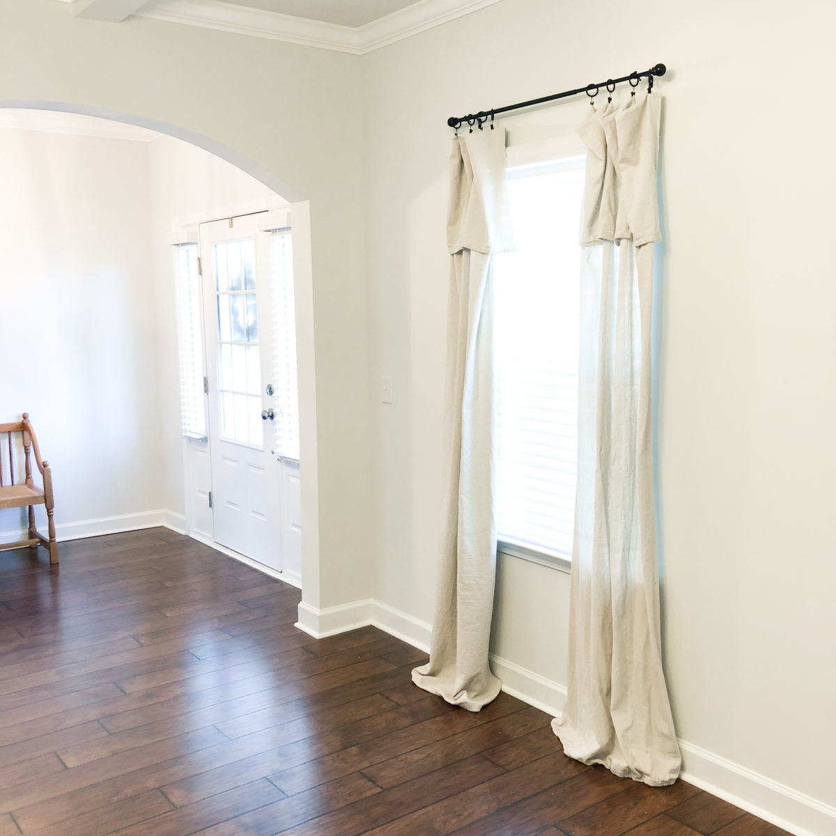 Drop Cloth Curtain DIY - Jordan Jean