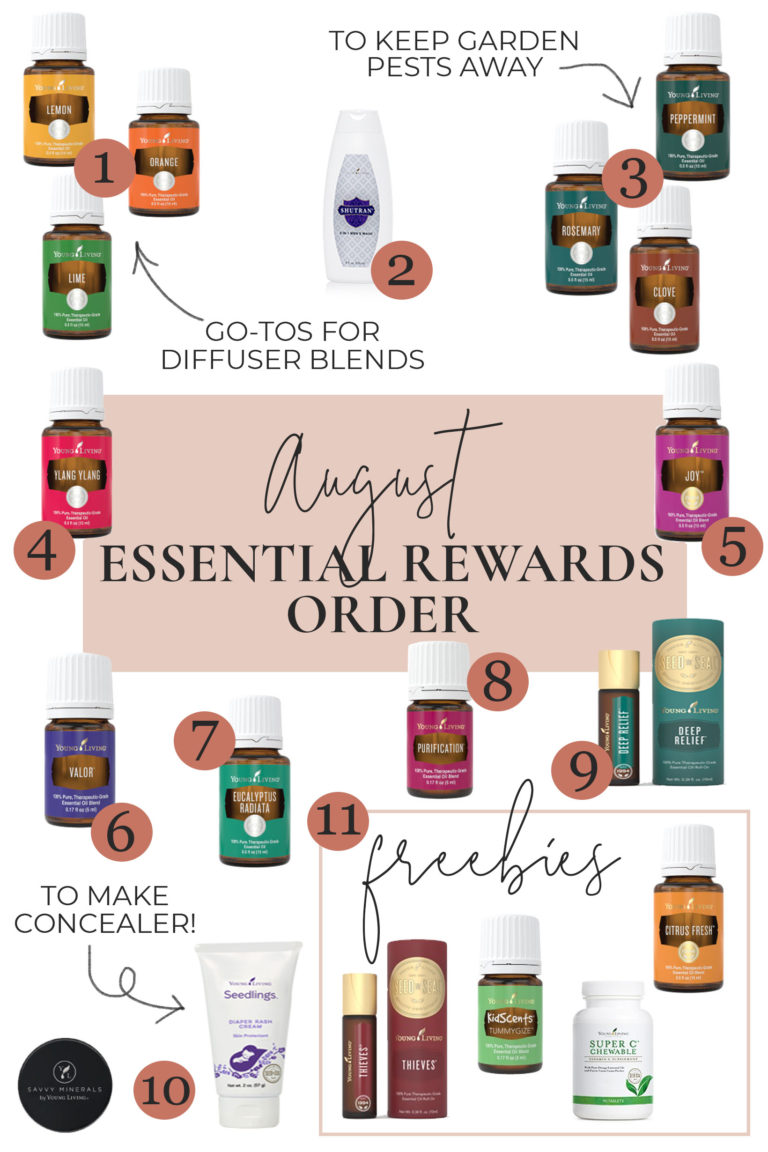 August 2019 Essential Rewards Order - Jordan Jean