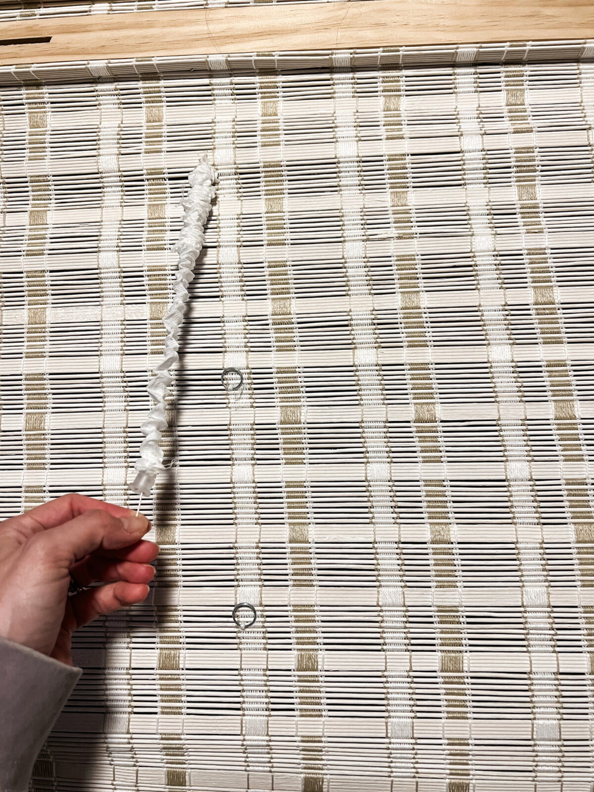 Cordless Bamboo Shade Privacy/Blackout DIY - Jordan Jean