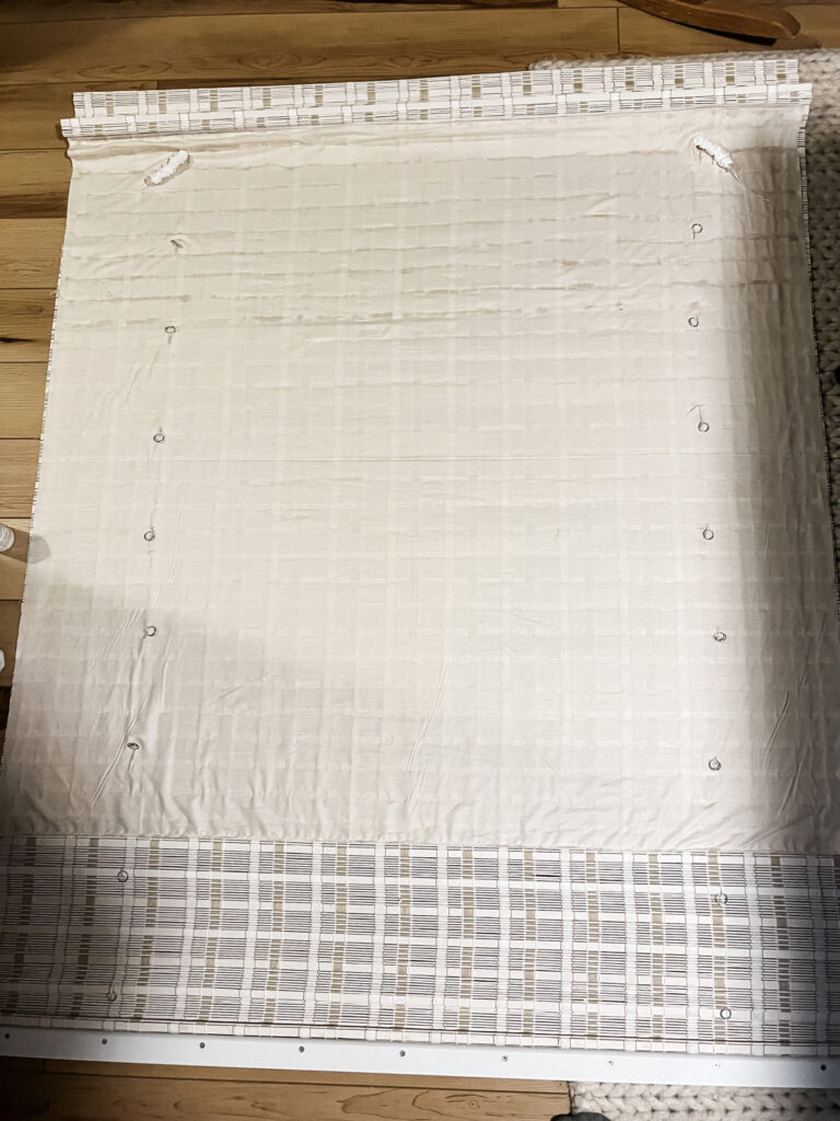Cordless Bamboo Shade Privacy/Blackout DIY - Jordan Jean